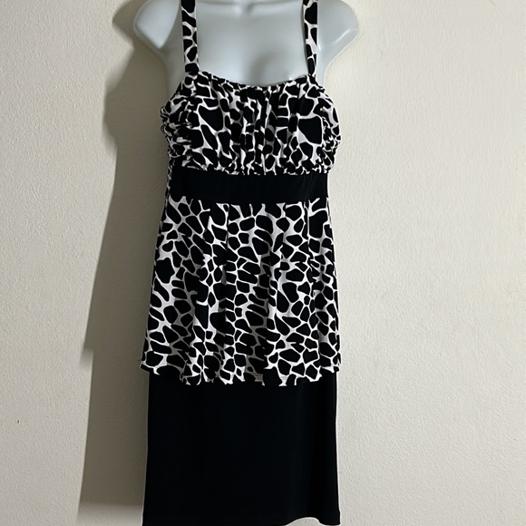 Enfocus Studio | Dresses | Enfocus Studio Sleeveless Black And White ...